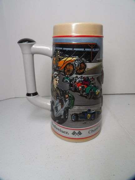 Budweiser Racing Stein - Auction Ohio