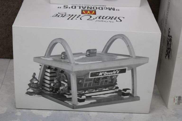 Department 56 Ceramic Collectible Lot Featuring Snow Village and ...