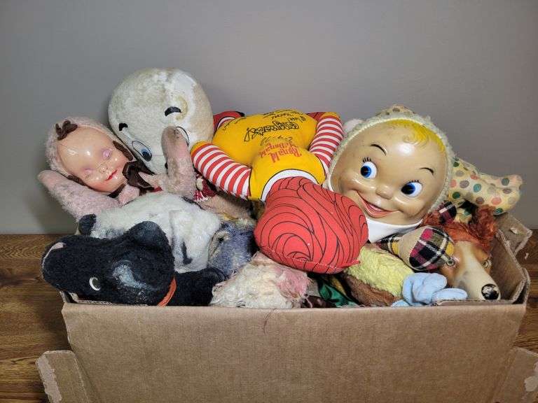 Vintage Toy Lot – Plush, Dolls, and Collectibles (Casper, Ronald ...