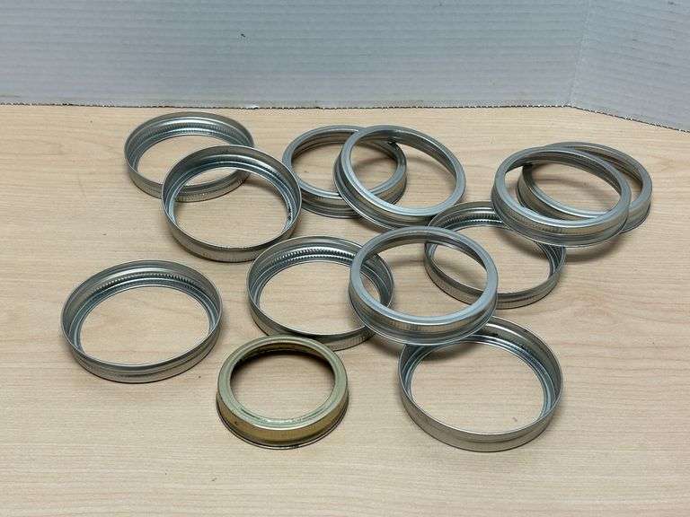 Set of 13 Canning Jar Rings - Auction Ohio