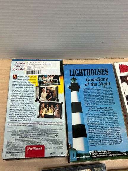 Lot of 7 VHS Tapes – Movies & Documentaries (Signs, Airplane, The ...