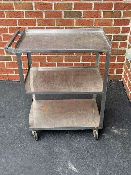 Stainless Steel 4-Wheel Cart - Auction Ohio