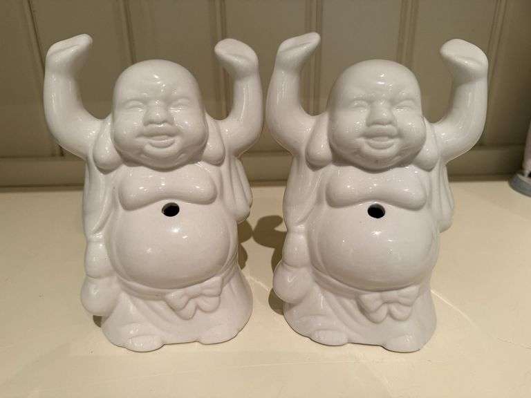 Vintage Happy Buddha Tiki Mugs - Auction Ohio