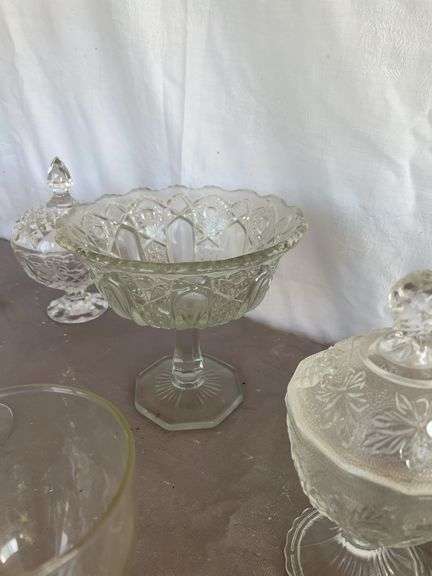 Clear Glass Items - Auction Ohio