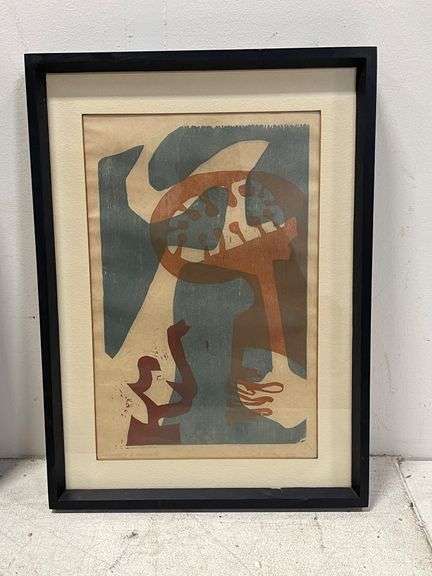 J. Melton Abstract Print - Auction Ohio