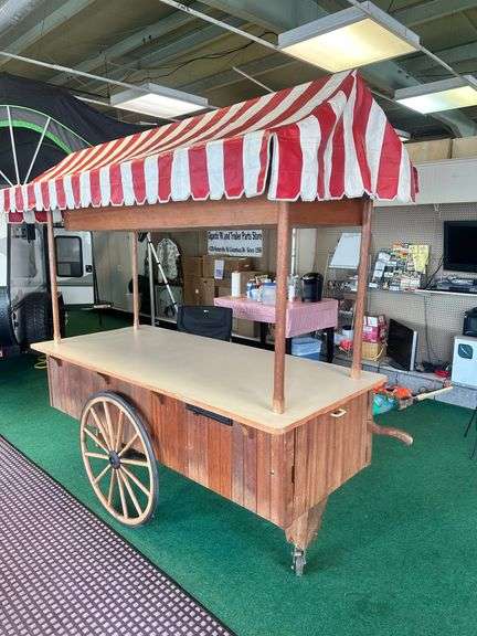 Display Food Cart Stand - Auction Ohio
