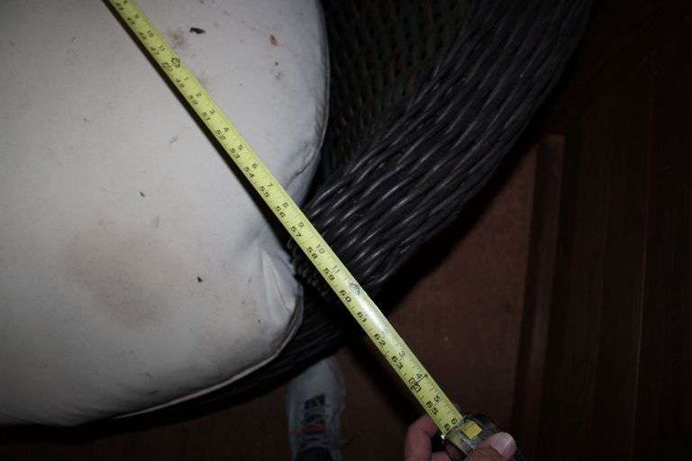 Weather Master Wicker Lounge Chair - Auction Ohio