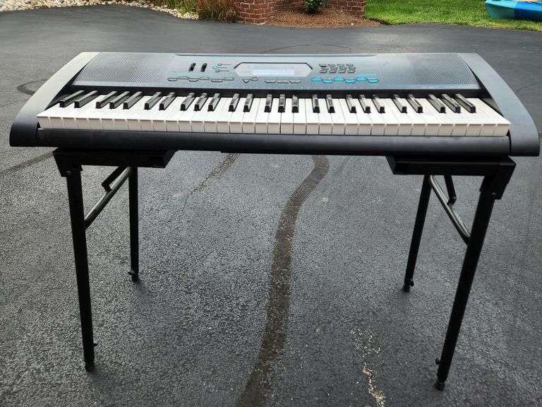 Casio Portable Keyboard, Stand, Bench - Auction Ohio