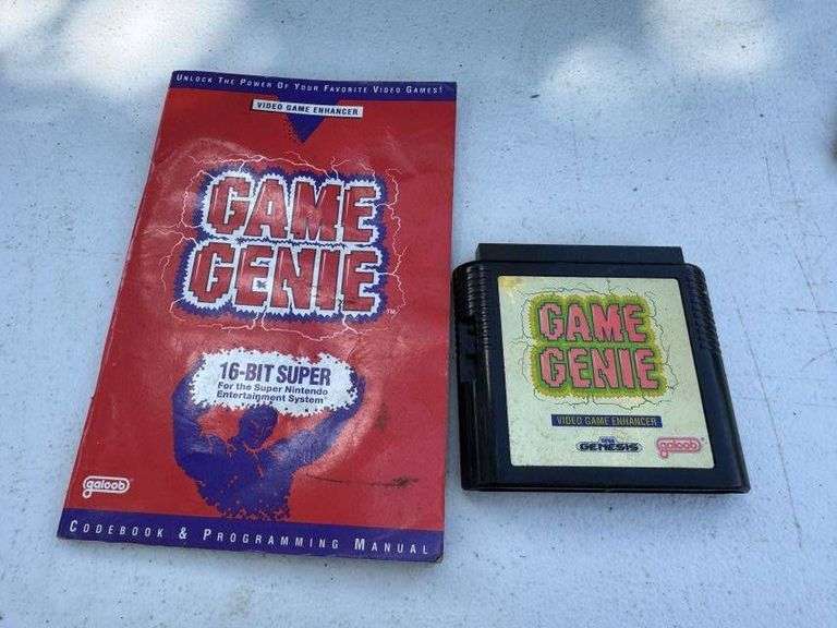 Game Genie for Sega Genesis with Manual - Auction Ohio