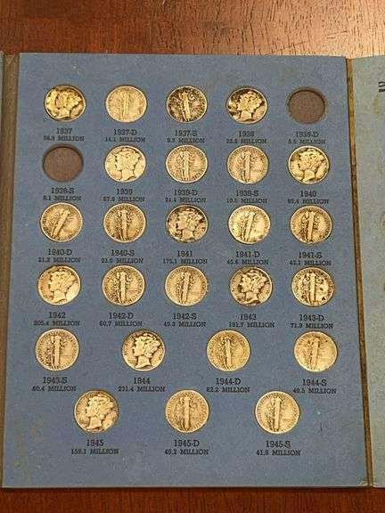 Mercury Dime Collection - Auction Ohio