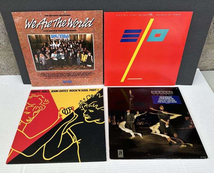 Vintage Vinyl Classic Rock Band LP & Promo Record Lot Hall/Oats Kansas ...