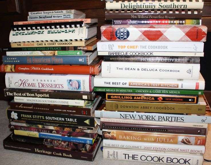 COOKBOOK COLLECTION INCLUDING SOUTHERN, BARBECUE, AND FRENCH THEMES ...