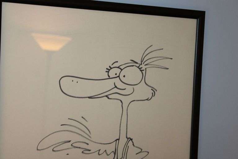 Tim Bowers Cartoon Print - Auction Ohio