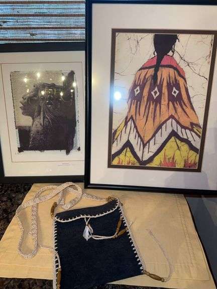 Native American prints and purse - Auction Ohio