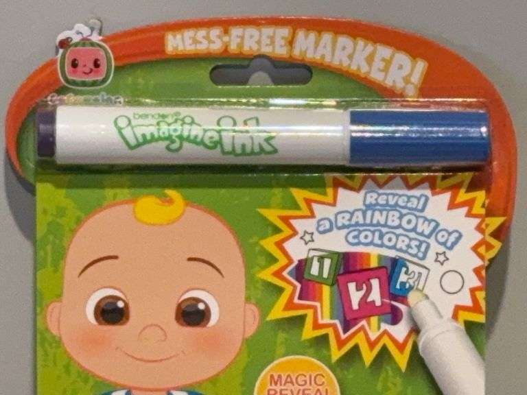 **NEW** CoComelon Magic Ink Coloring Book - Reveal a Rainbow of Colors ...