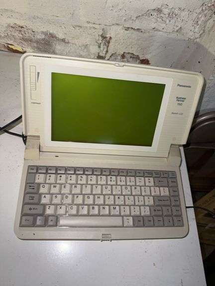 Rare vintage Panasonic laptop computer - Auction Ohio