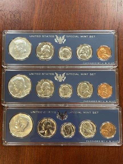 (3) 1966 United States Special Mint Sets - Auction Ohio