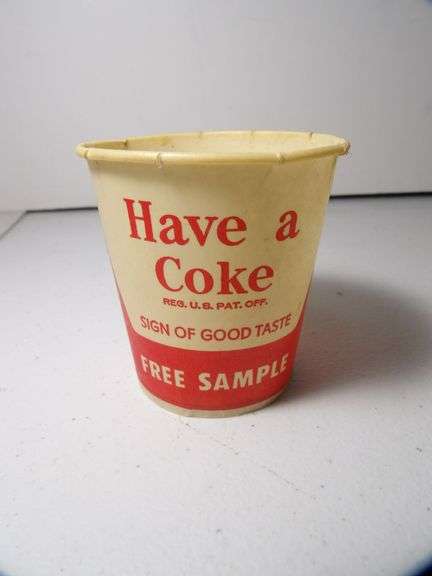 Paper Coke Cup - Auction Ohio