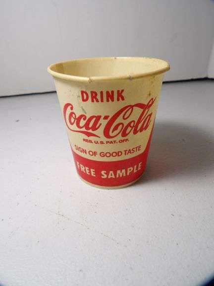 Paper Coke Cup - Auction Ohio