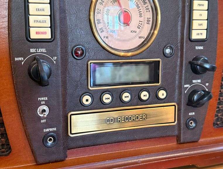 Retro Style - Radio, CD, Tape, & Record Player - Auction Ohio