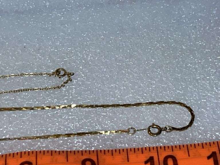 Avon 14K GF & Believe To Be 14K GF Necklaces - Auction Ohio