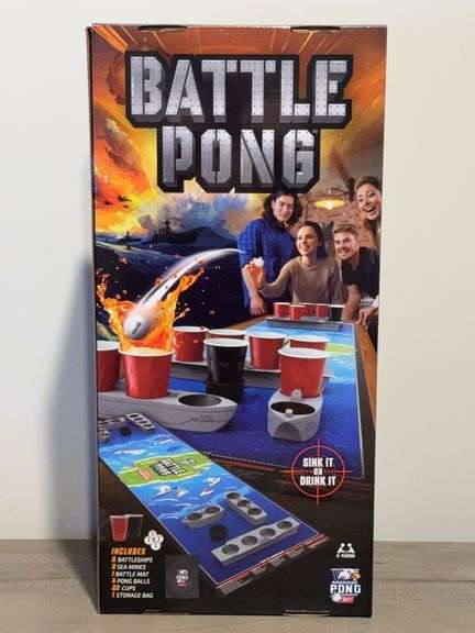 **NEW** BattlePong, Tabletop Pong Party Game - Auction Ohio