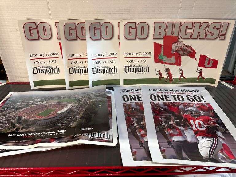 Ohio State Poster Assortment - Auction Ohio