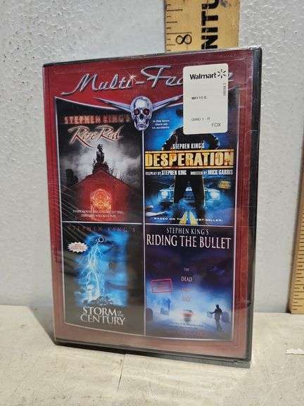 Multi-Feature Stephen Kings 4 Movie Set Sealed In Plastic - Auction Ohio