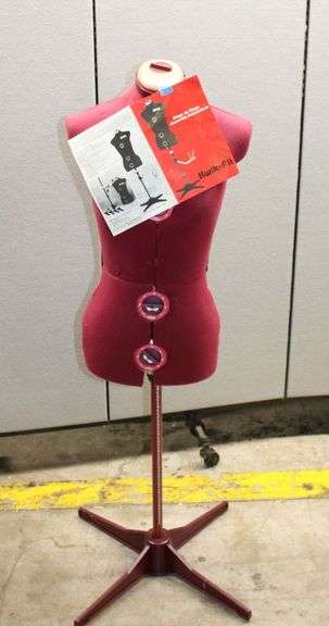 Adjustable Kwik-Fit Dress Form with Instruction Manual, 51 Inches Tall ...