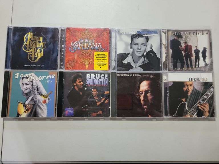 Assorted Cds B.B. King, Eric Clapton, Bruce Springsteen, Joan Osborne ...