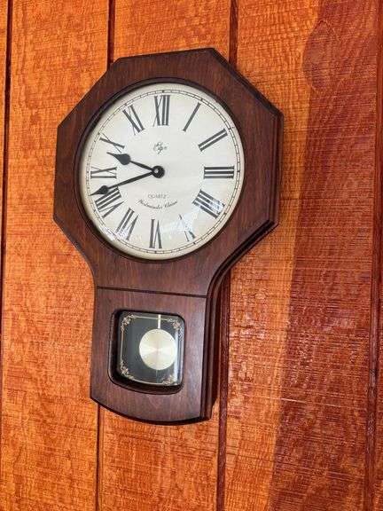 E. Ingraham Wall Clock - Auction Ohio