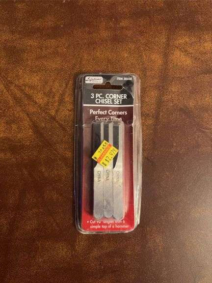 3pc Corner Chisel Set - Auction Ohio