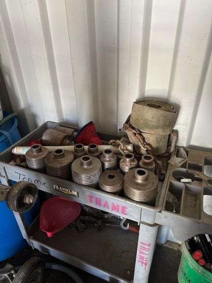 HVAC Compressor Cart with Parts - Auction Ohio