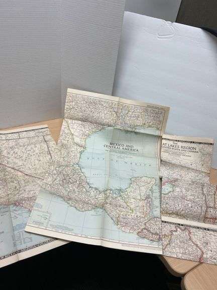 National Geographic Maps from 1948 and 1953 - Auction Ohio