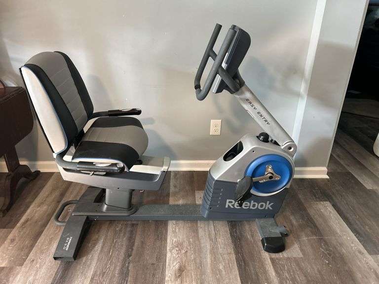 Reebok Trainer RX 3.0 Recumbent Exercise Bike with Adjustable Seat and ...