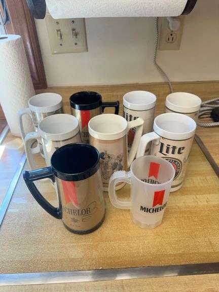 Michelob & Miller Beer Mugs - Auction Ohio
