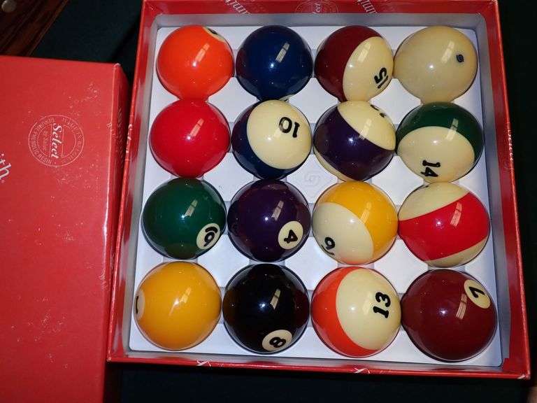 Aramith Pool Ball Set in Original Box - Auction Ohio