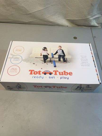 Tot Tube Toy Set with Interlocking Race Tubes and Accessories - Auction ...