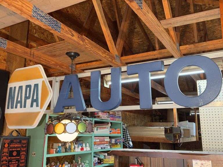NAPA Auto Parts Sign - Auction Ohio