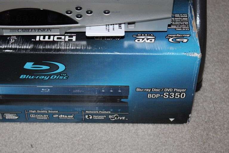 Sony Blu-ray Player & Scientific Atlanta DVT Cable Box - Auction Ohio