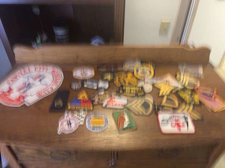 Embroidered Patches with Military, State, and Organizational Themes ...