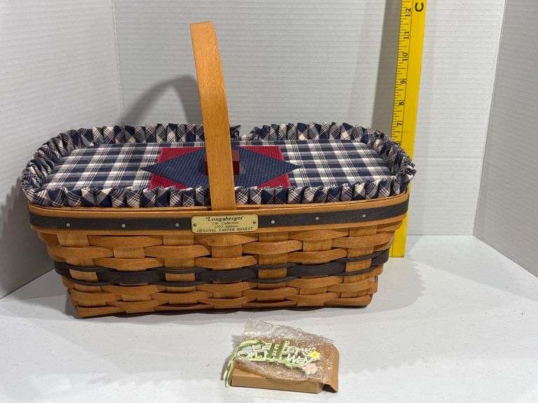 Large Longaberger Original Easter Basket - Auction Ohio