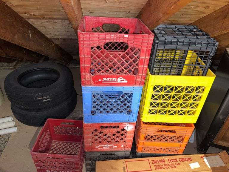 Milk Crates - Auction Ohio