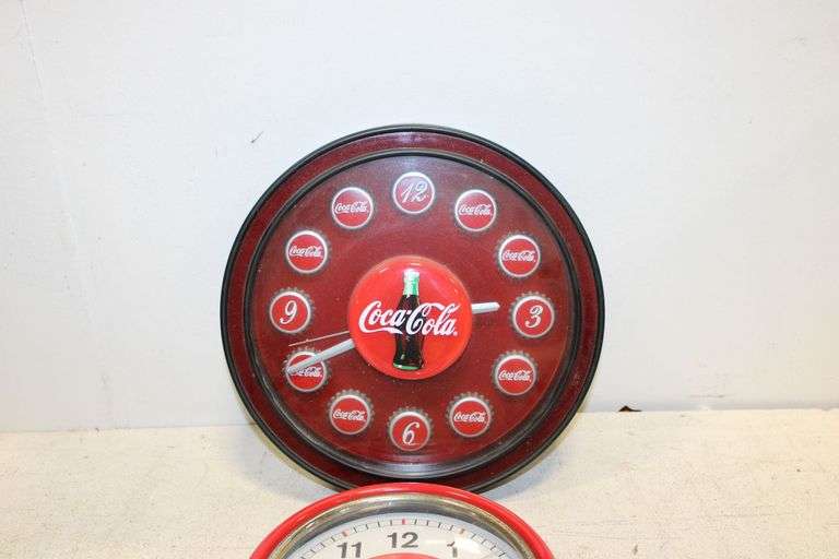 Coca-Cola Wall Clocks - Auction Ohio