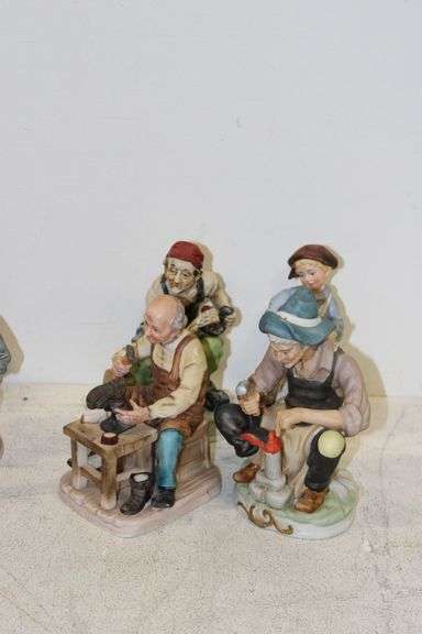 Porcelain Shoemaker Figurines - Auction Ohio