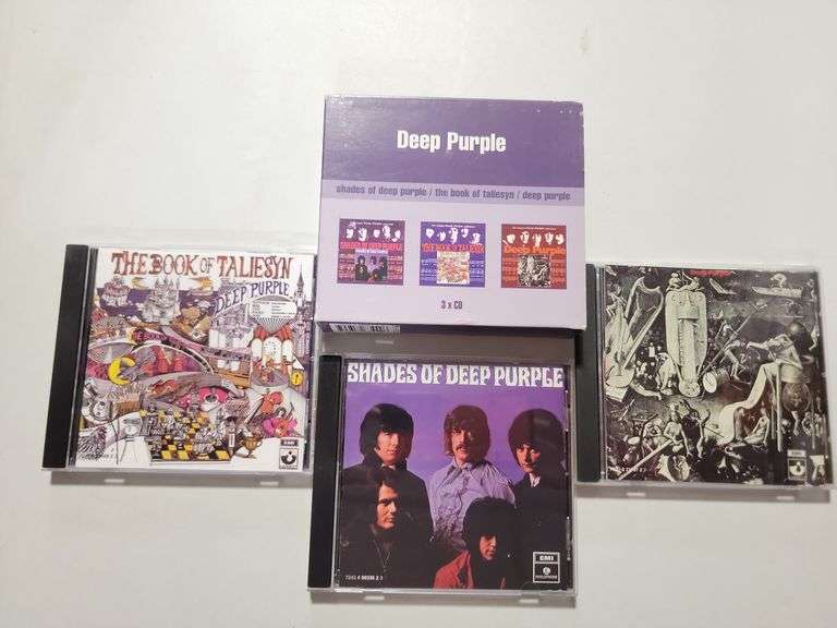 2000 Deep Purple Shades Of Deep Purple, The Book Of Taliesyn, Deep ...