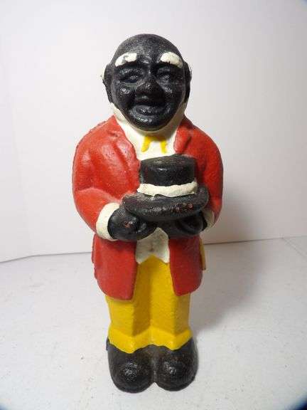 Uncle Moses Cast Iron Bank - Auction Ohio