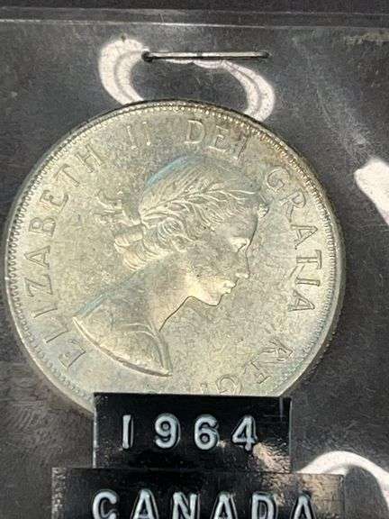 1964 Canadian 50 Cent Piece - Auction Ohio