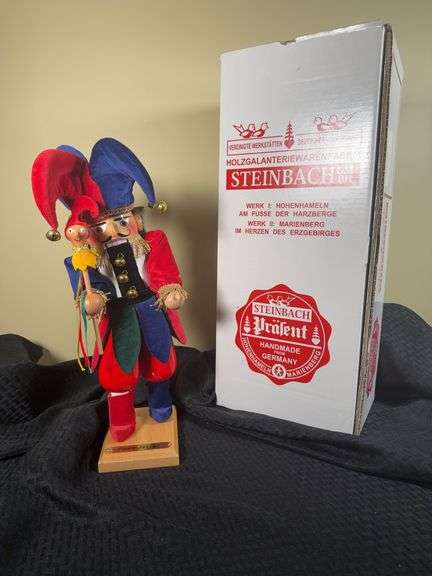 Steinbach Nutcracker The Court Jester, Handmade in Germany - Auction Ohio