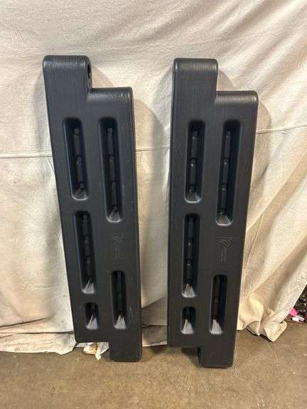 Black Plastic Wall-Mounted Bumper Guards by 2BY2 Industries - Auction Ohio